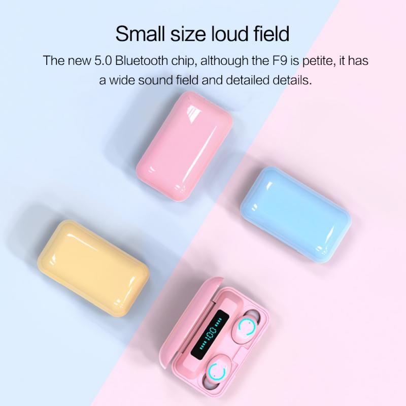 F9-9 TWS Macarons Color Touch Wireless Bluetooth 5... – Grandado