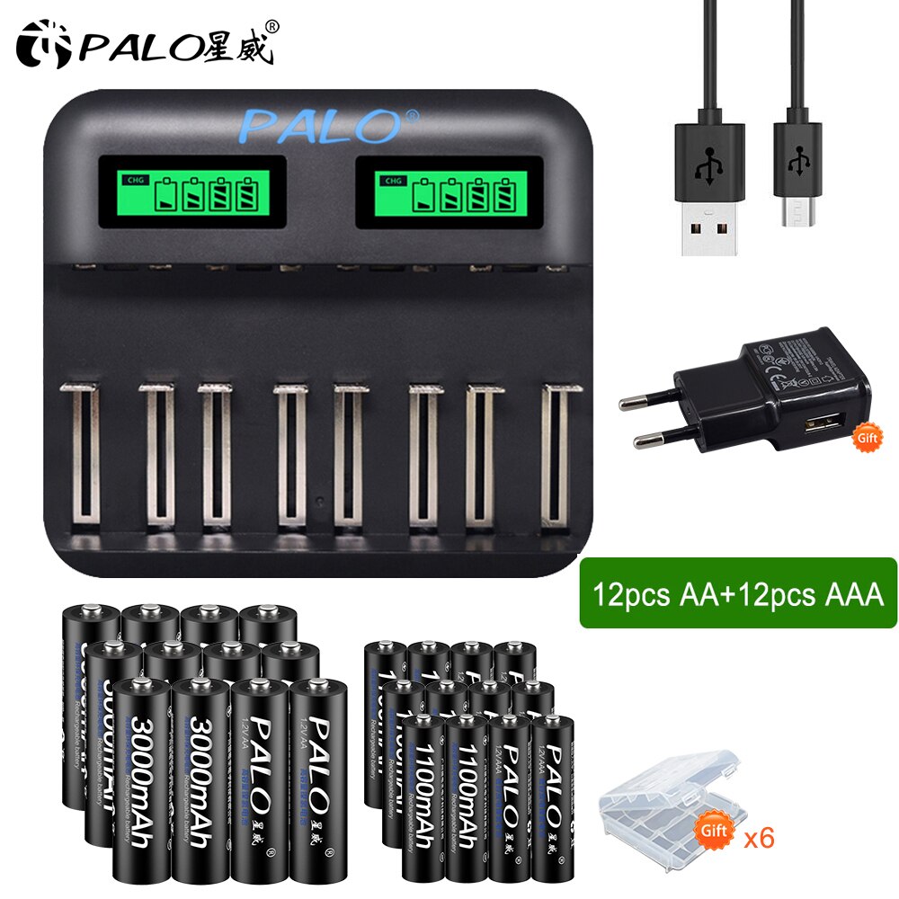 Affichage Lcd Usb chargeur de Batterie intelligent... – Grandado