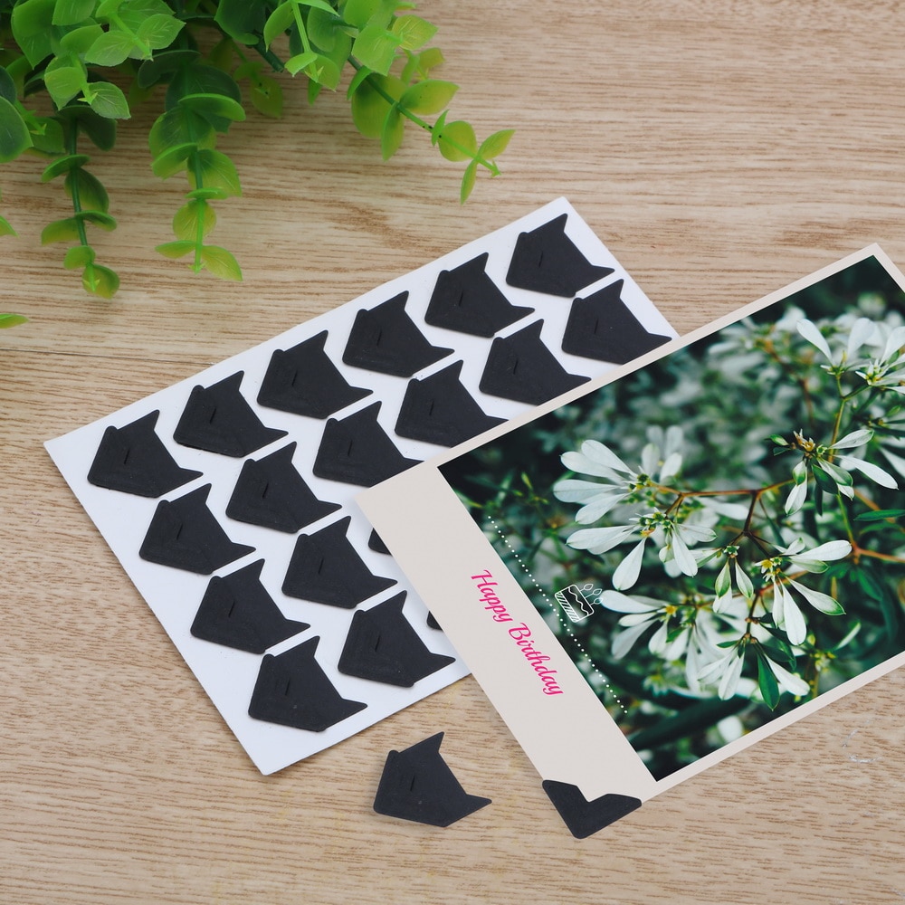 24 pcs/lot DIY Corner Kraft Paper Stickers for Pho... – Vicedeal