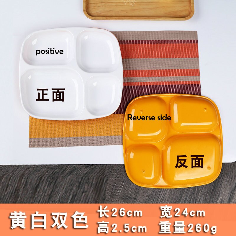 10 Inches Divided Plates,Melamine Tray Plate,Stack... – Grandado