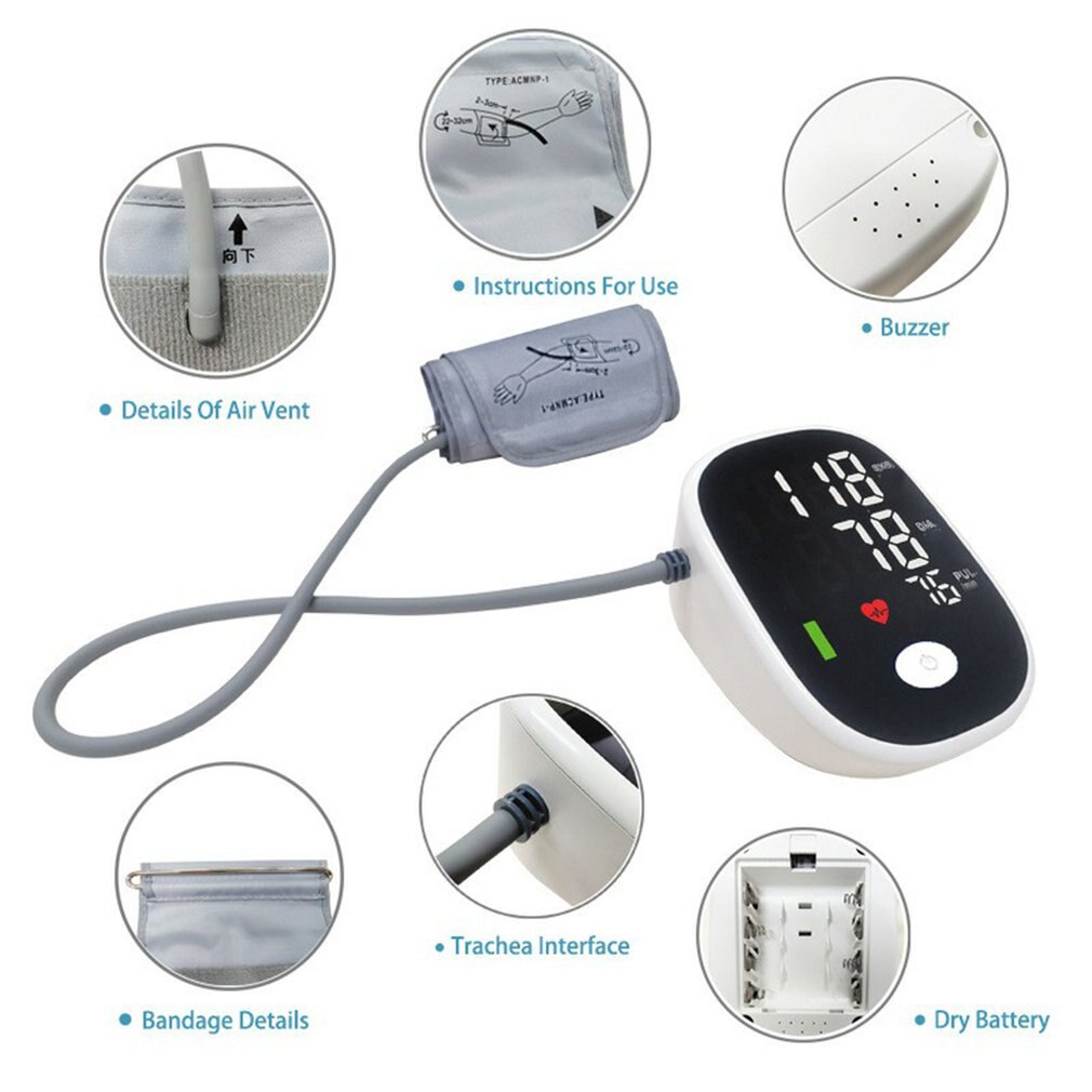 Arm Type Blood pressure monitor tonometer Automati... – Vicedeal