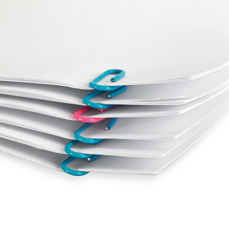 100 Stks/pak Van 27Mm Kleurrijke Paperclips Paperc... – Vicedeal