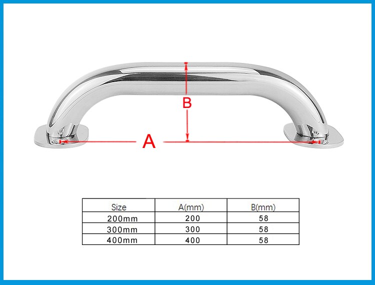 2PCS Marine Grade 316 Stainless Steel Grab Handle ... – Vicedeal