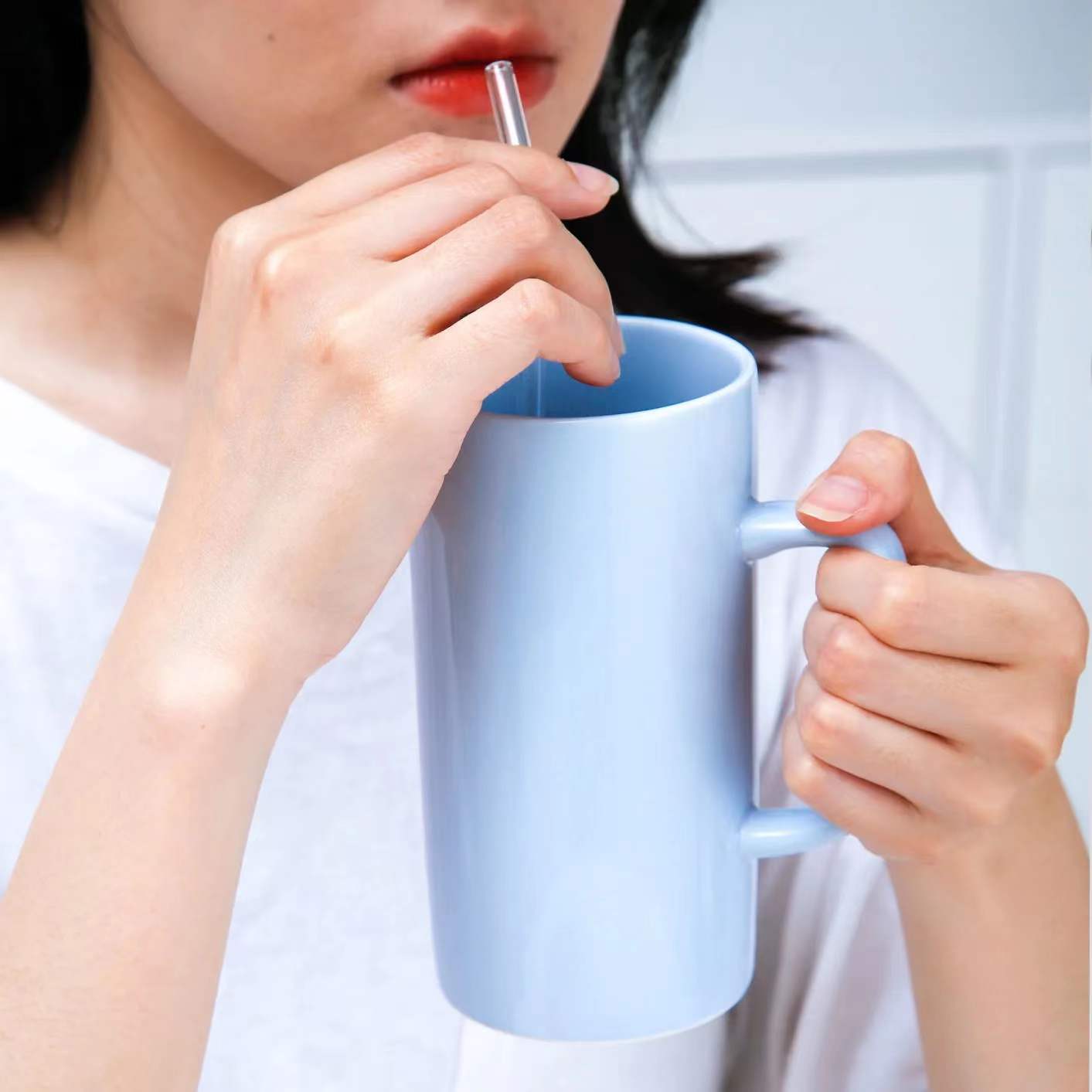 Luxe Vier Stuk Paar Melk Beker Met Deksel En Lepel... – Grandado