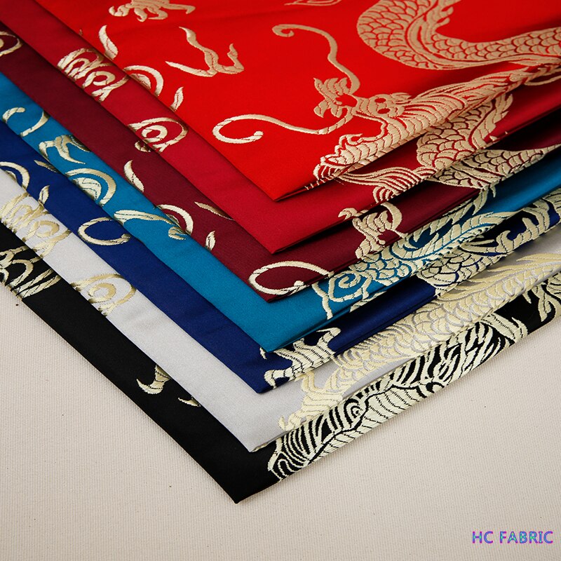 75Cm Dragon Patroon Stof Brokaat Jacquard Zijden S... – Grandado