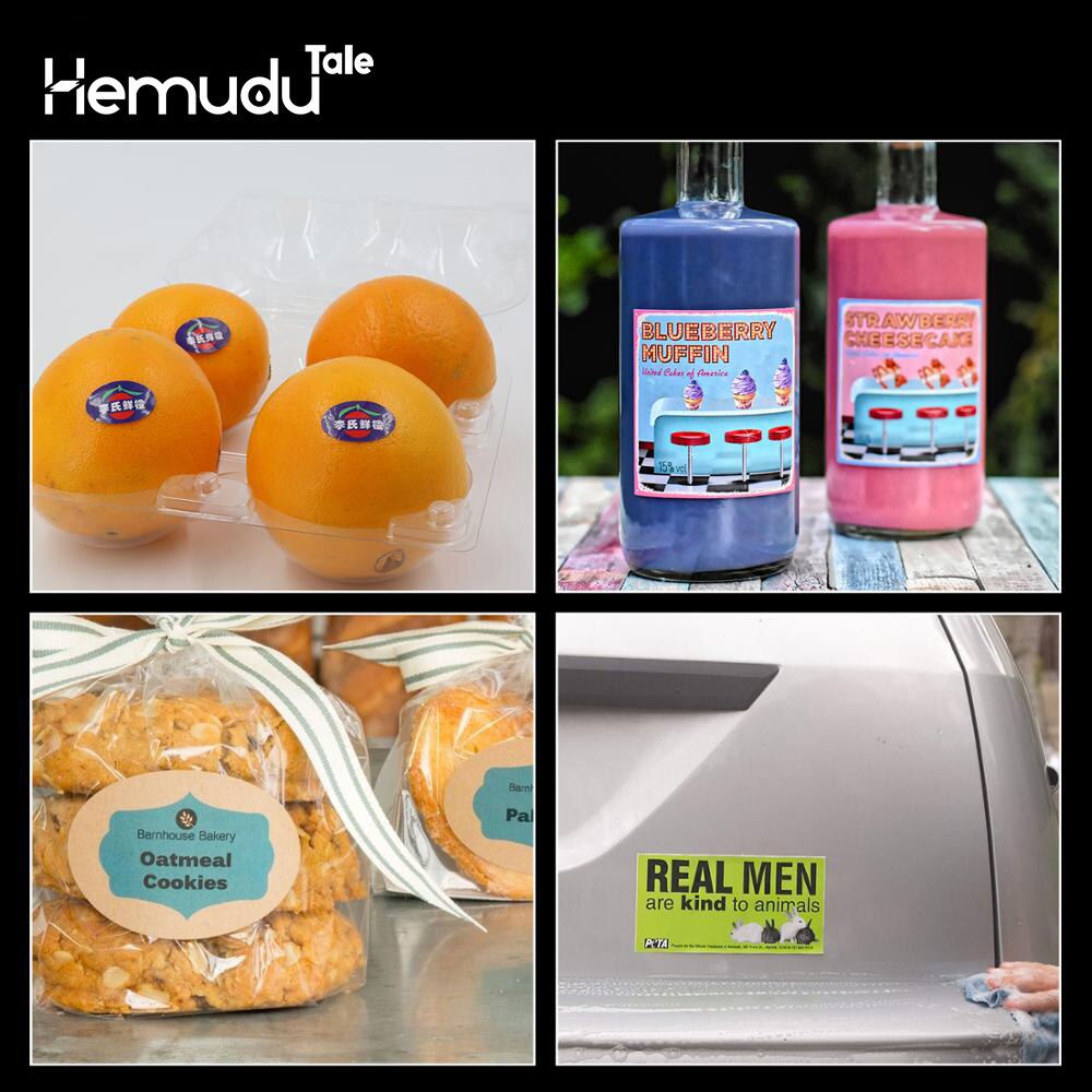 100sheets A4 Self-Adhesive Paper Colorful Label Pa... – Grandado