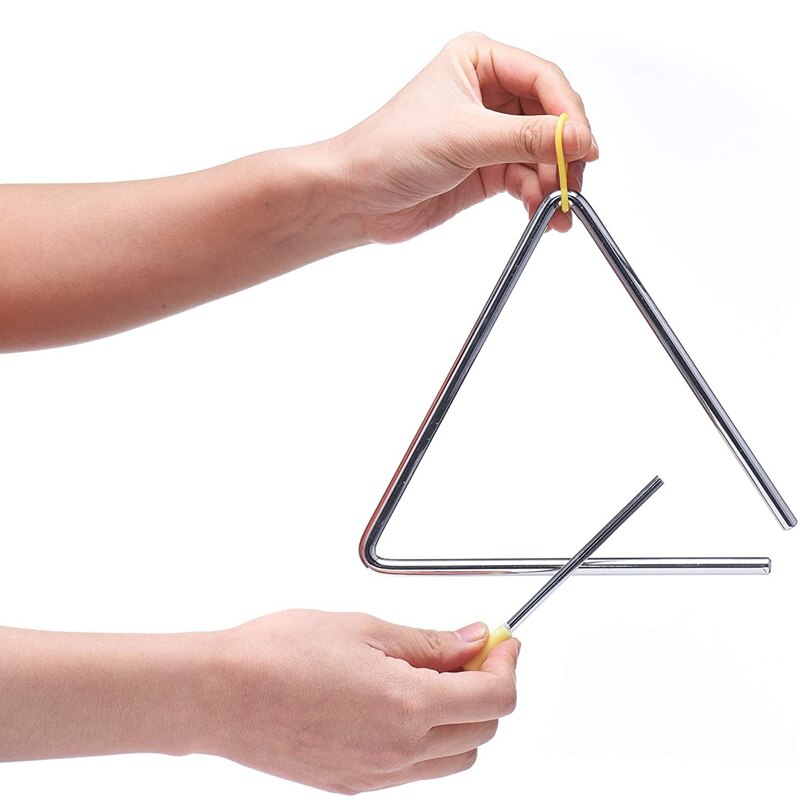 Children Toy Rhythm Band Triple-cornereds Iron/Bel... – Grandado