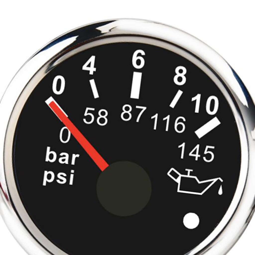 52mm Oil Pressure Display Oil Pressure Gauge Oil P... – Grandado