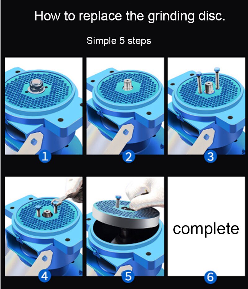 type KL-125 grind plate High-efficiency Household ... – Vicedeal