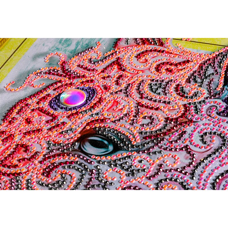 HOMFUN Special Shape Diamond Embroidery Animal DIY... – Grandado