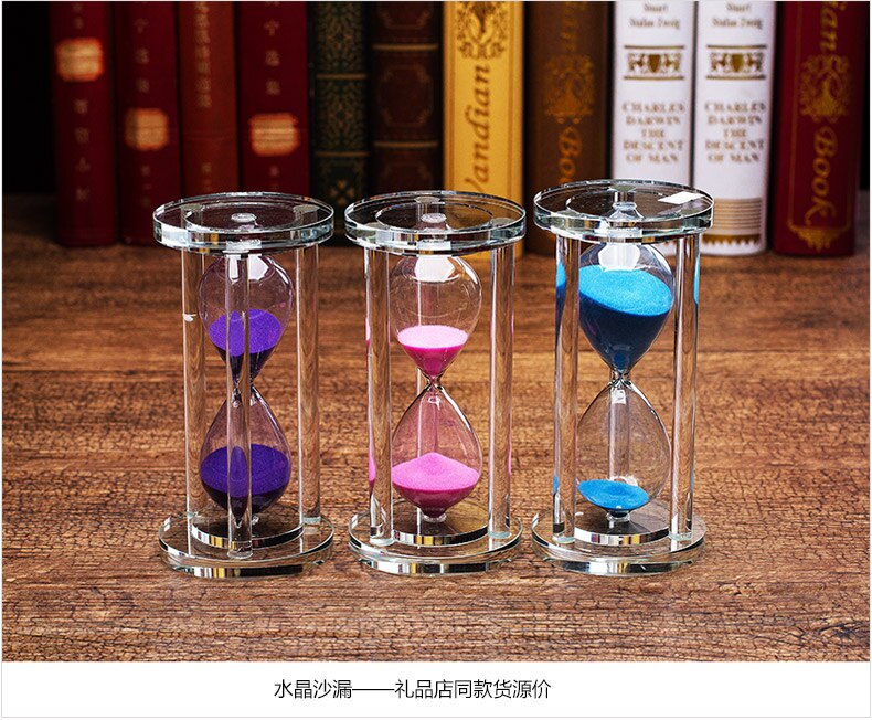 Crystal Hourglass Timer Children's Time 15/30/... – Grandado