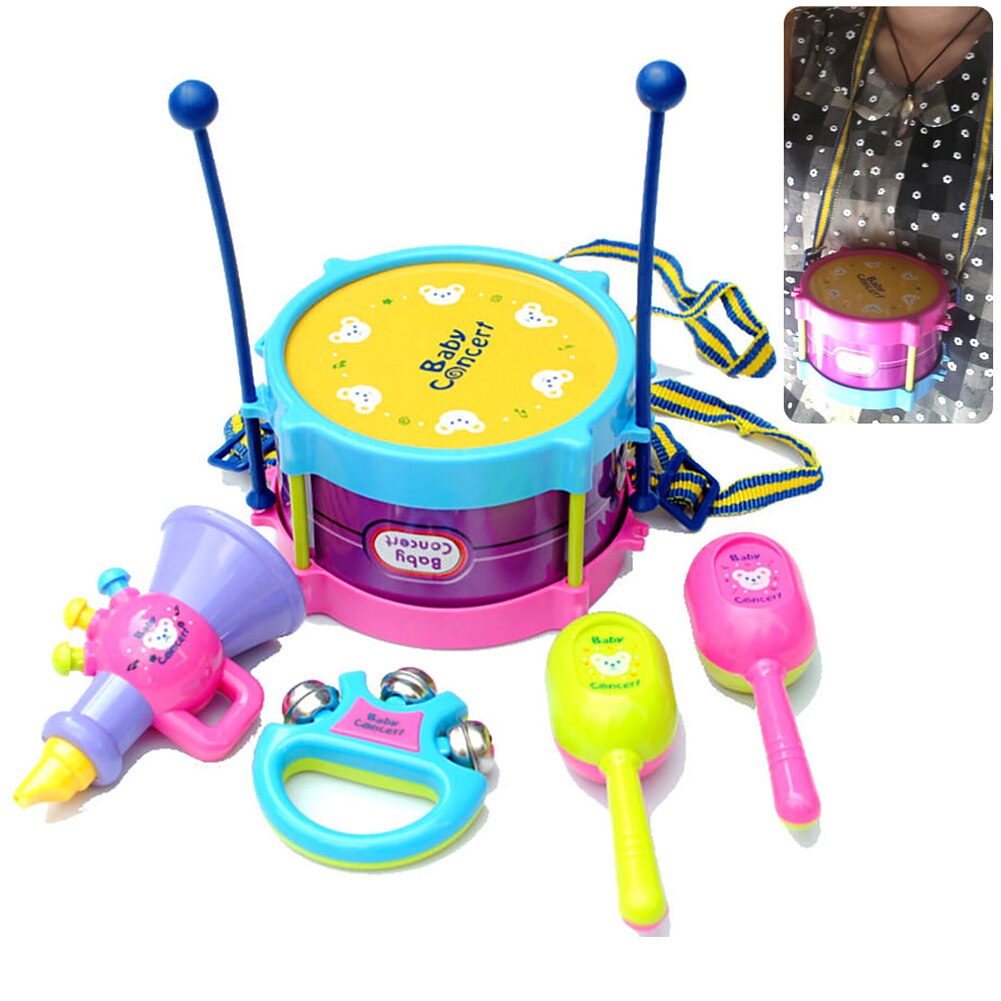 Roll Drum Musical Instruments Band Kit Kids Childr... – Vicedeal