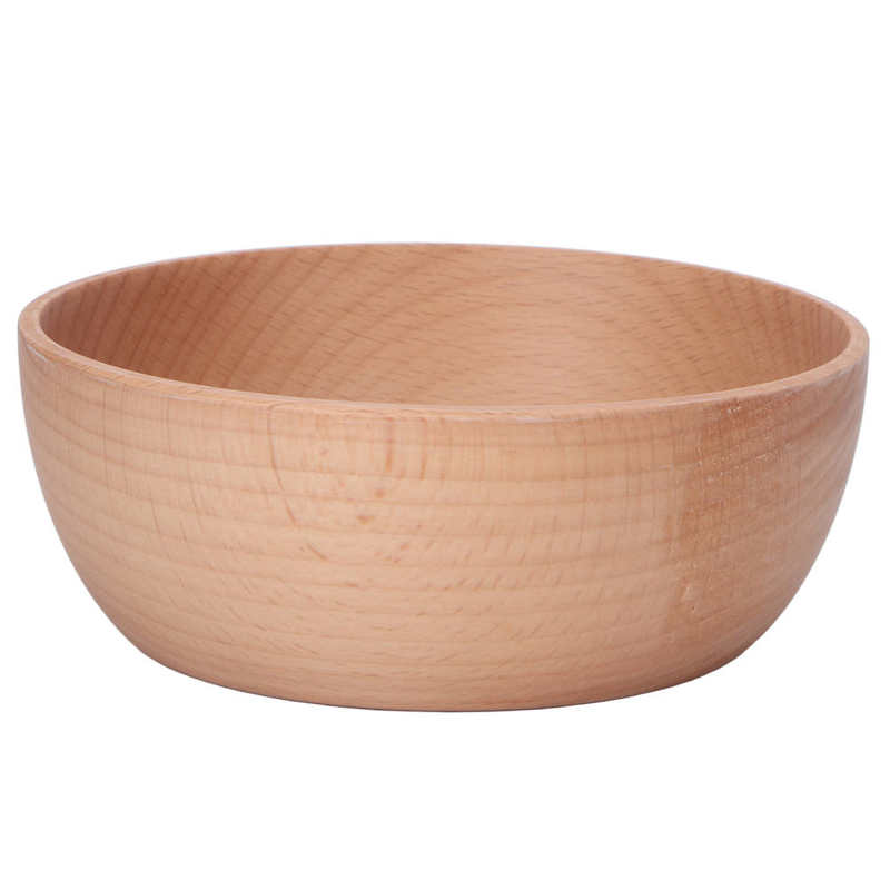 Round Wooden Bowl Ligneous Crafts Serving Bowl Ser... – Grandado