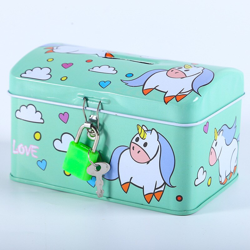Printed Tin Piggy Bank Cartoon Piggy Bank Cute Pig... – Grandado