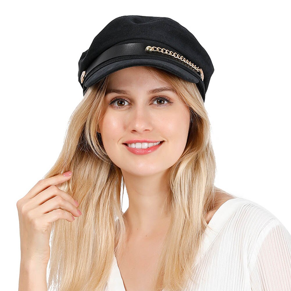 Women Newsboy Caps Classic Visor Beret Hat Greek F... – Vicedeal