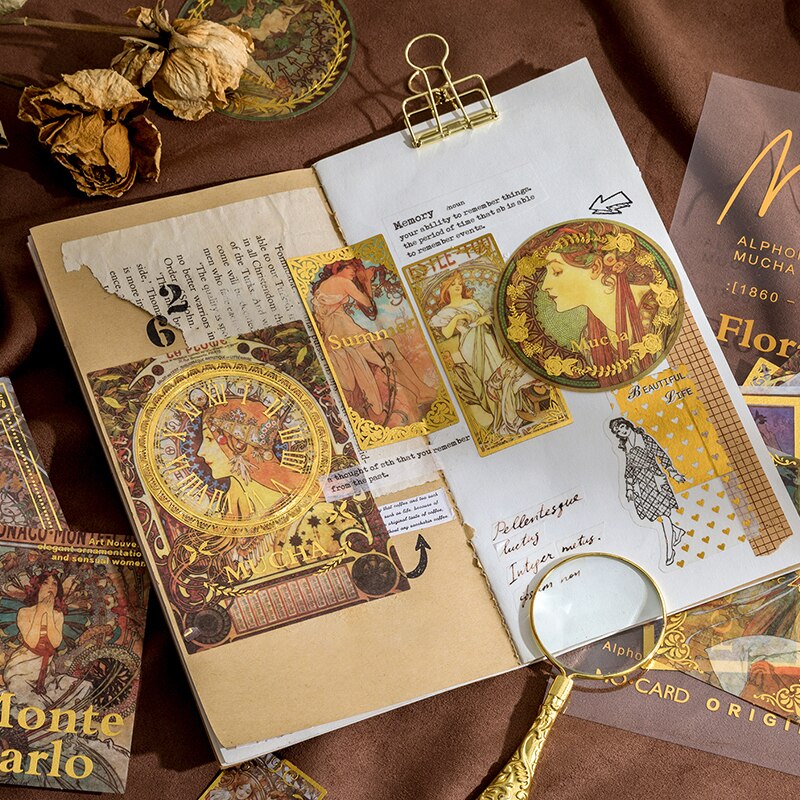 60 pcs Impression Gallery Vintage Decorative Stick... – Grandado