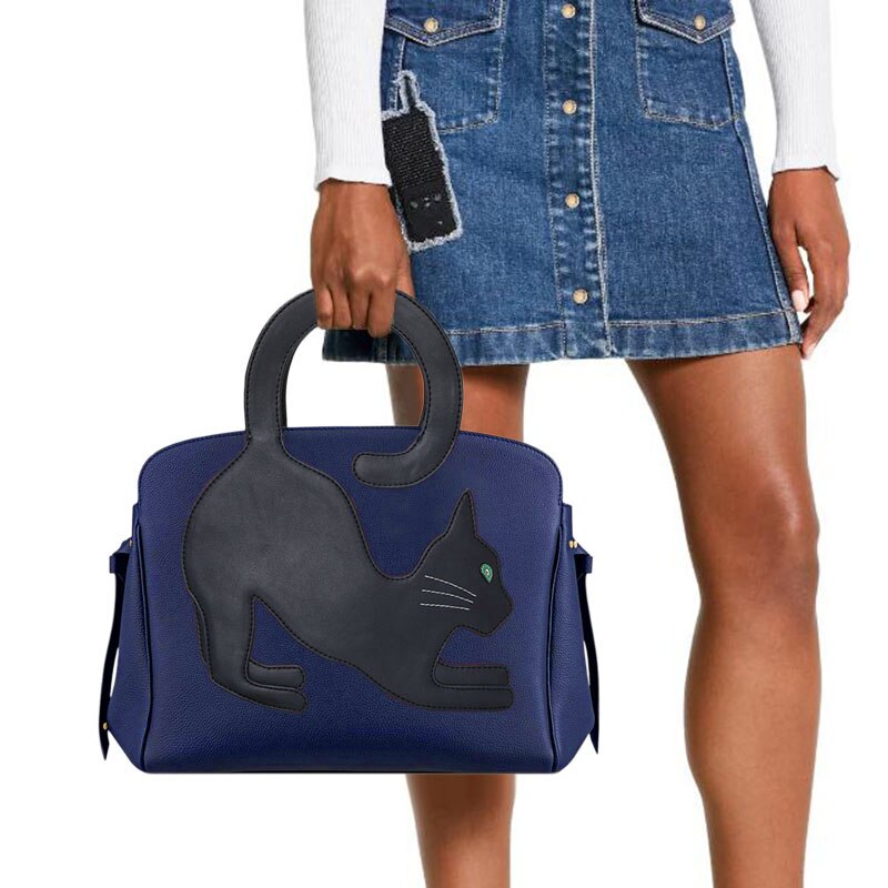 Women Cat Pattern Handbag Crossbody Bag Women's Ca... – Grandado