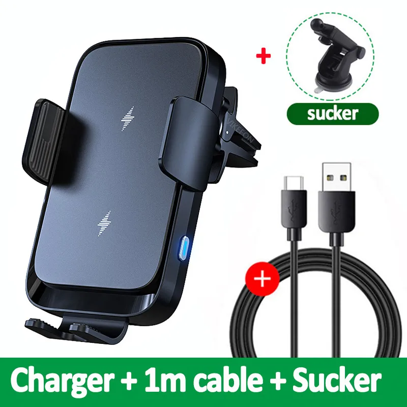Wireless Car Charger Stand Automatic Fast Charging... – Grandado