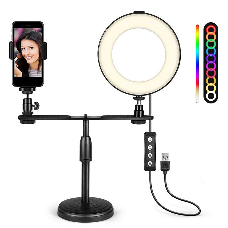 6 inch 16 cm Desktop Selfie Video Live Ring Fill L... – Vicedeal
