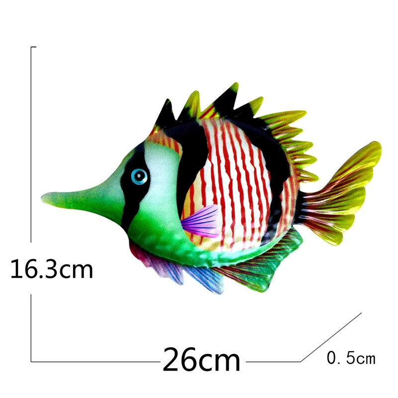 4Pcs Metal Fish Garden Crafts Wall Decor Iron Art ... – Vicedeal