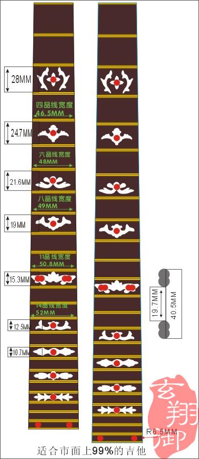 Guitar Inlay Sticker Fretboard Marker Fingerboard ... – Grandado