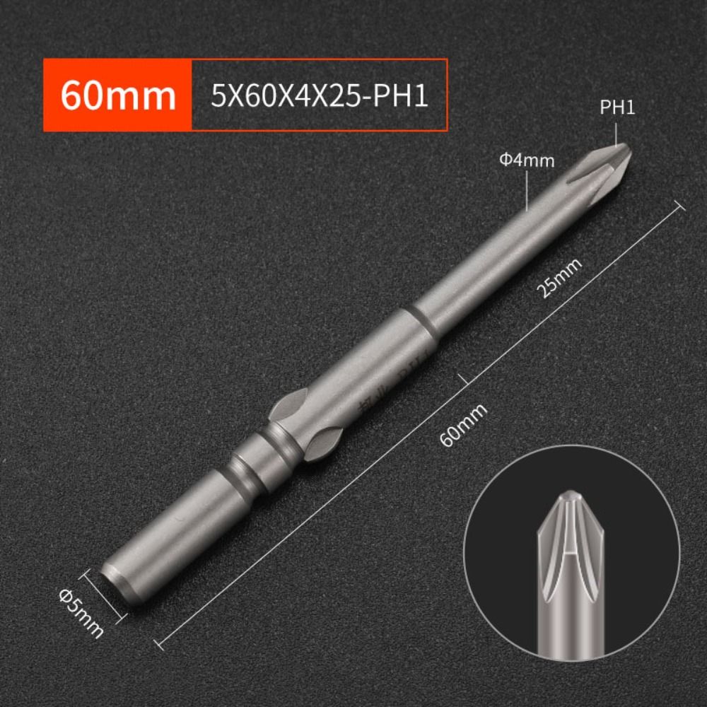 S2 Material Screwdriver Bit Length 60mm High Hardn... – Grandado