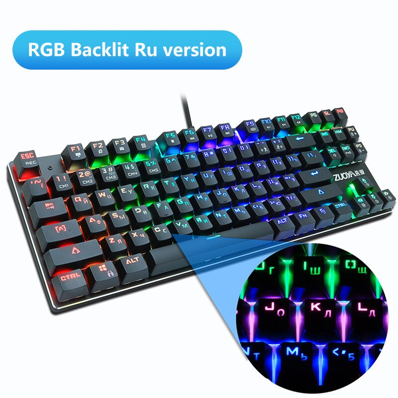 ZUOYA RGB/Mix light Gaming Mechanical Keyboard USB... – Grandado