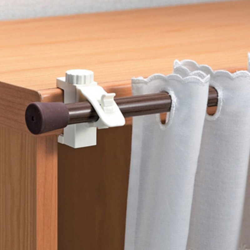 2pcs/pack Adjustable Curtain Rods Bracket Crossbar... – Grandado
