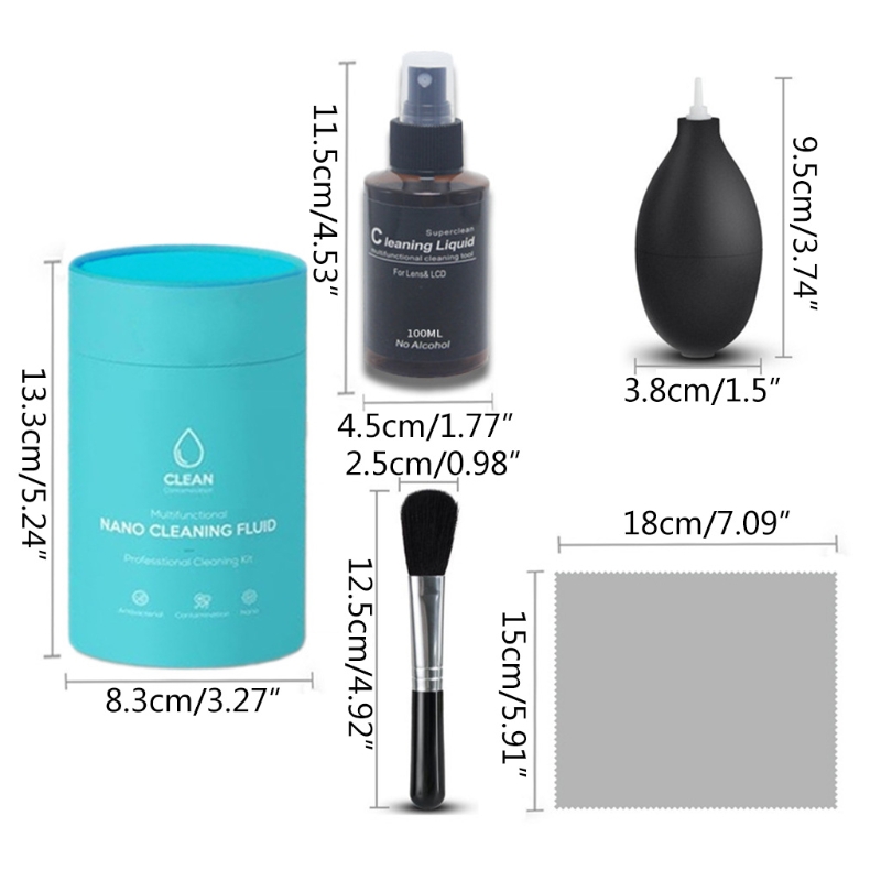 R91A 5 in 1 DSLR CCD Lens Cleaning Kit with 100ml ... – Grandado