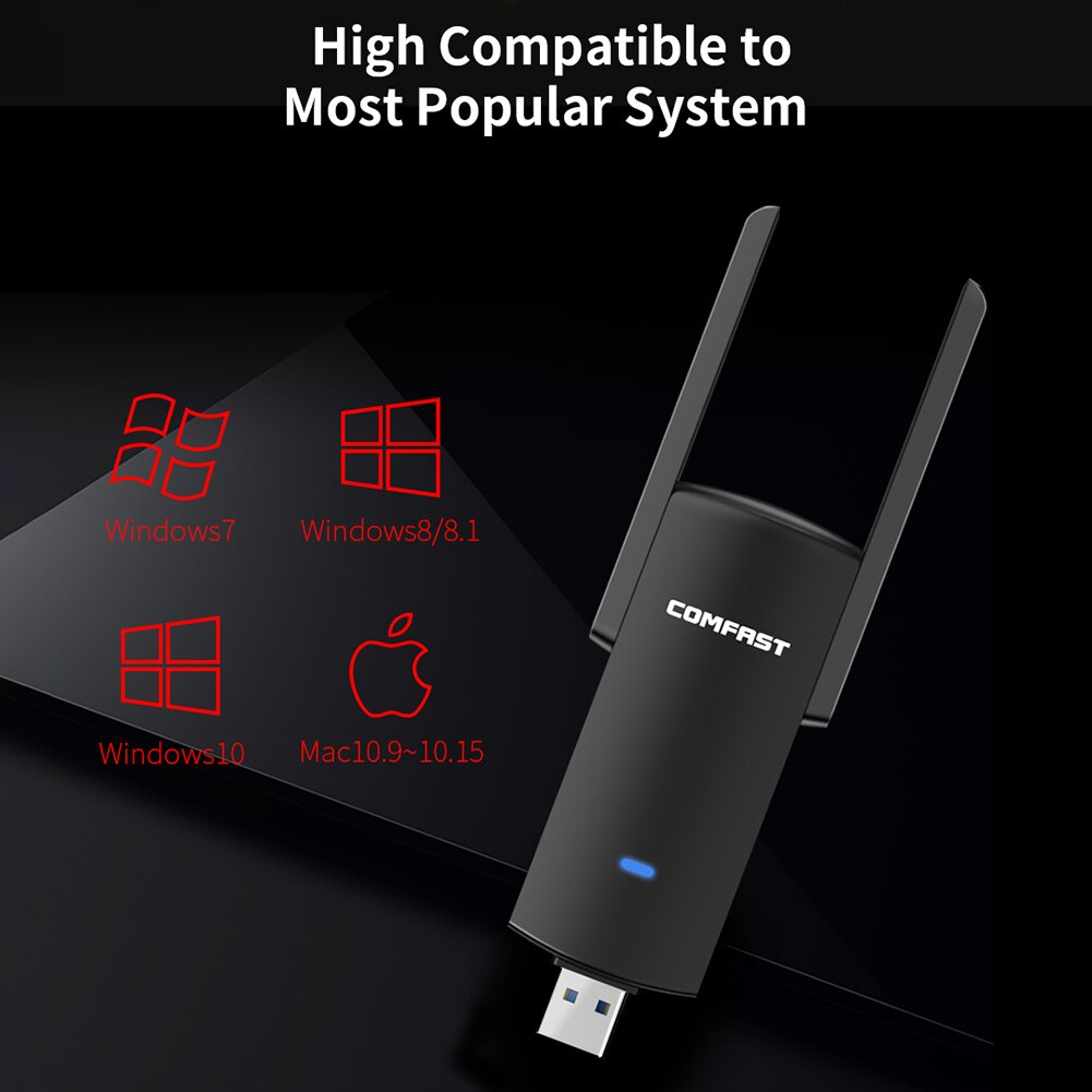 USB Wifi Adapter 1300Mbps RTL8812BU Dual Band for ... – Grandado