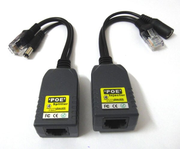 one pair CCTV DC Power RJ45 Converter Video Balun ... – Vicedeal