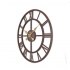 Brown Wrought Iron Skeleton Wall Clock 2654-a 41 c... – Grandado