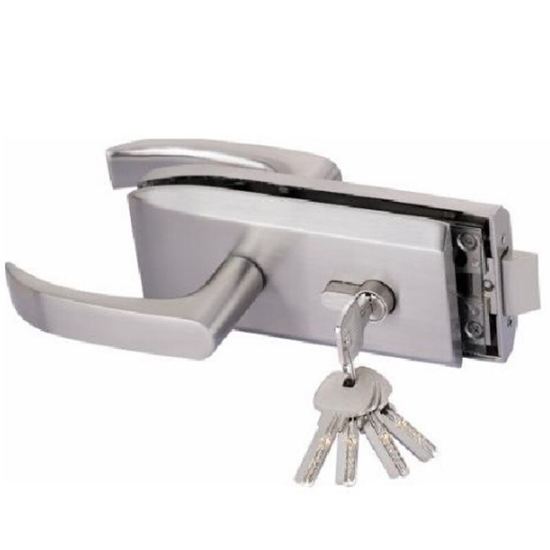 Entry Gate 10-12mm Glass Door Locks W Key Swing an... – Vicedeal