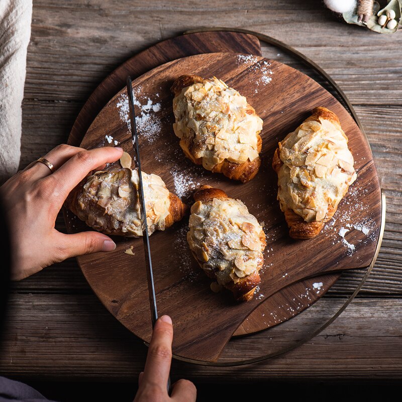 Acacia Chopping Blocks Kitchen Wood Food Plate Woo... – Grandado