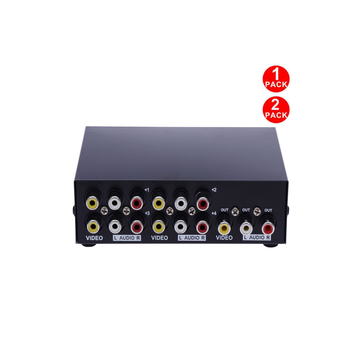MT-431AV 4-Weg Av Switch Rca Switcher 4 In 1 Out C... – Vicedeal