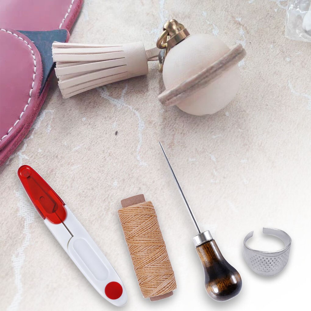Leather Craft Tool Kit Leather Hand Sewing Needles... – Vicedeal