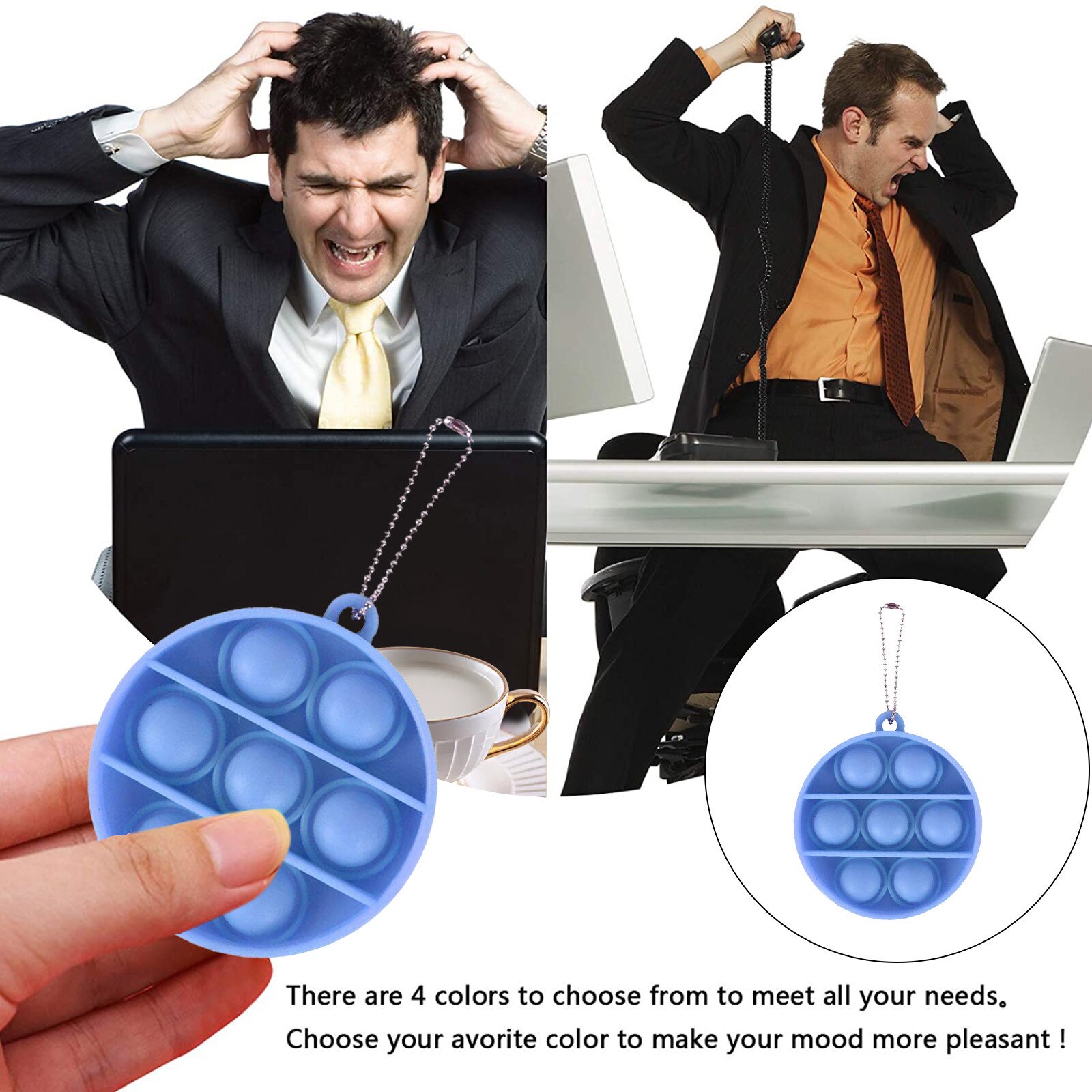 Mini Push Pop Bubble Sensory Toy Autism Needs Squi... – Grandado