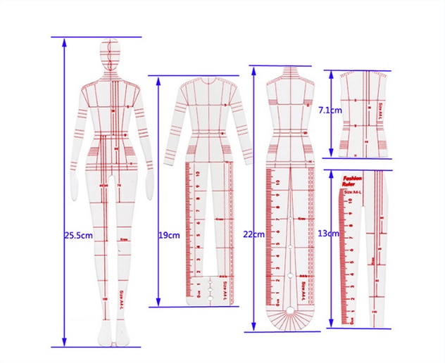 Costume Designing Ruler Line Products Show Templat... – Vicedeal