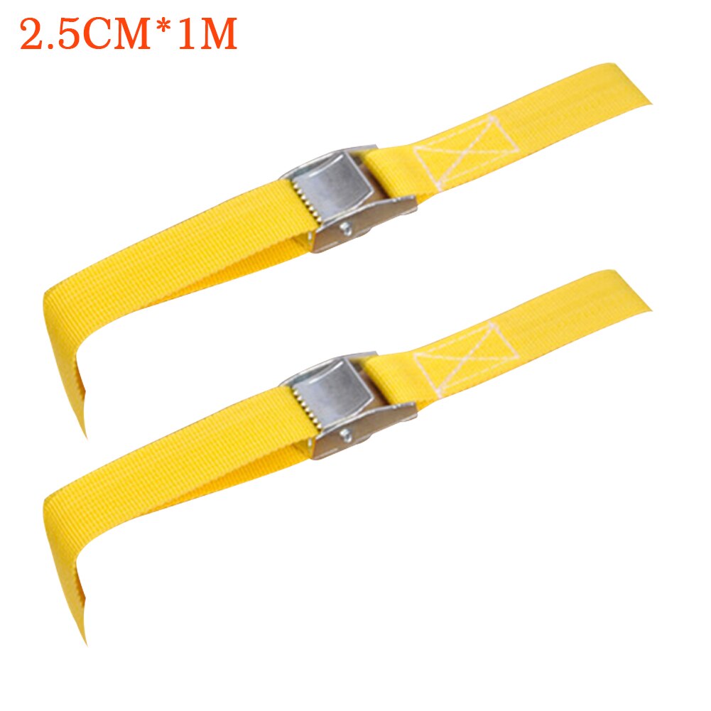2pcs Tie Down Strap Tension Rope Car Cargo With Bu... – Vicedeal