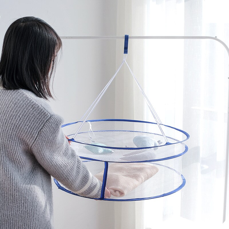 Home Portable Folding Drying Rack Dryer Net Mesh B... – Vicedeal