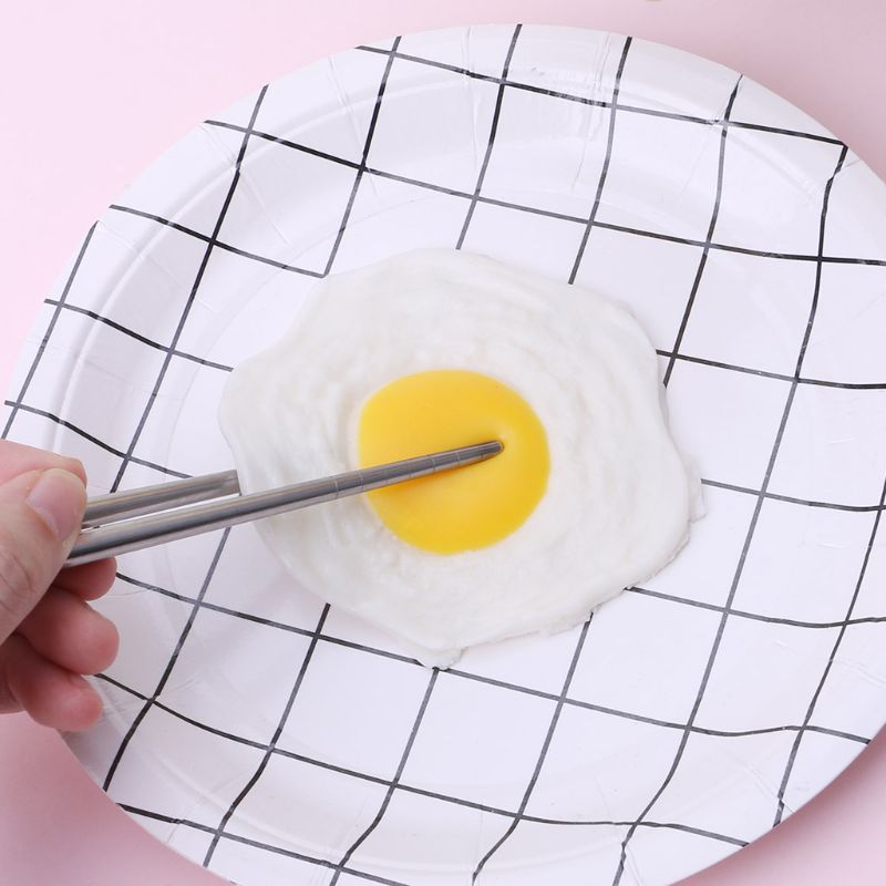 Lifelike Sticky Rubber Eggs Squeeze Kitchen Food T... – Grandado