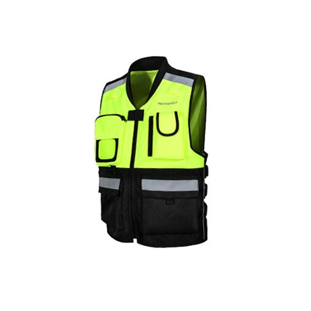 High Visibility Reflective Vest Zipper Front Safet... – Vicedeal