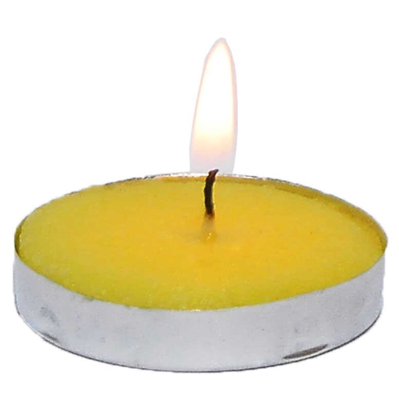 Tea Lights Yellow Candle 5 Pcs – Vicedeal