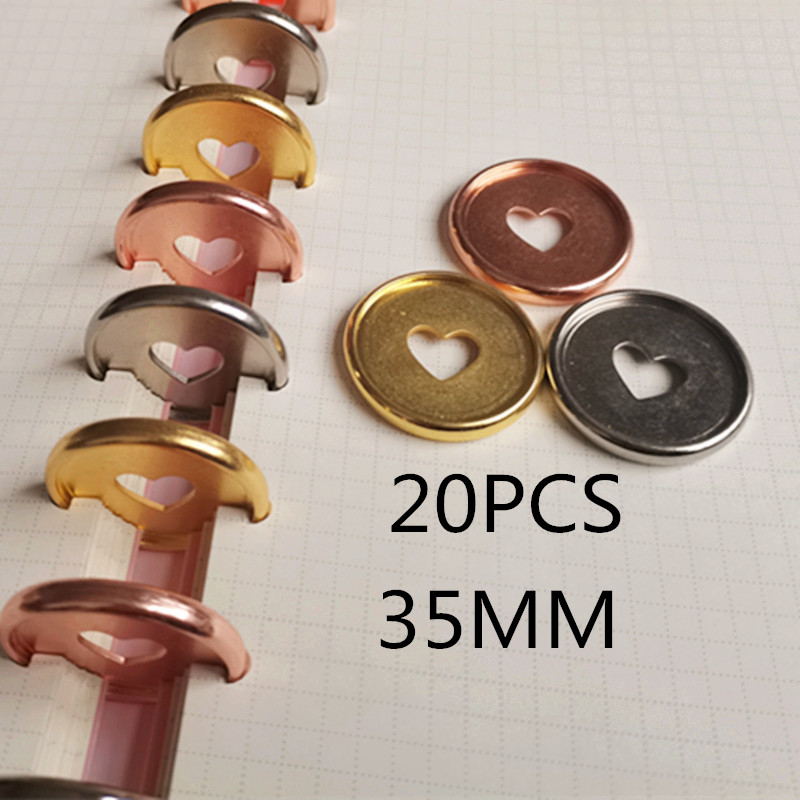 20PCS35MM Galvaniseren Binding Ring, Plastic Bindi... – Grandado