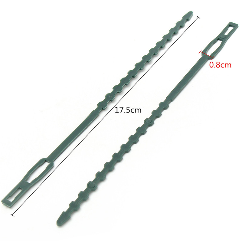 50 st plast växt buntband grön plast lätt att just... – Grandado