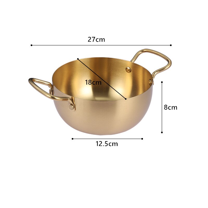 1Pc Household Soup Pot Instant Noodle Pot Stainles... – Grandado