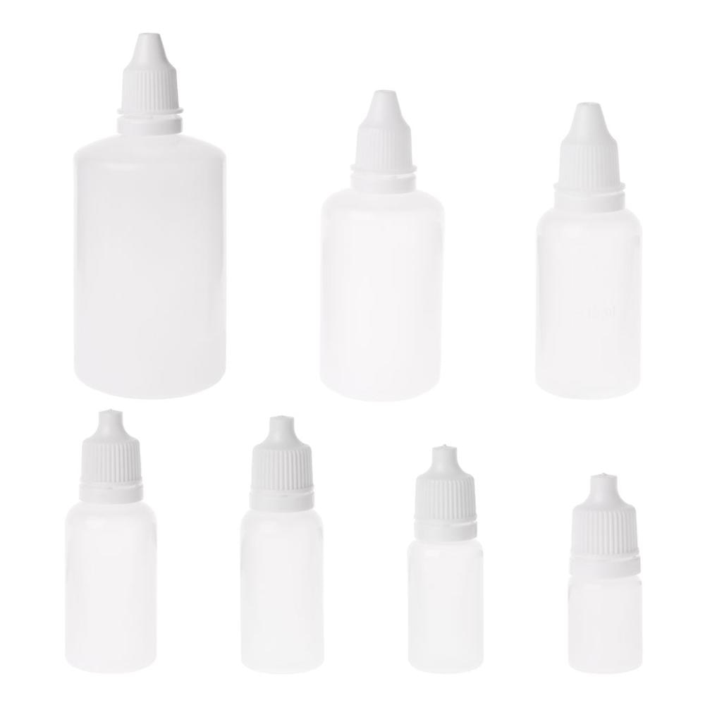 5-100ml Empty Plastic Squeezable Dropper Bottles E... – Vicedeal
