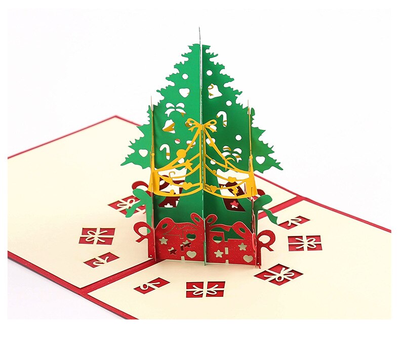 Tarjetas de Navidad Pop upmery 3D, tarjetas de fel... – Grandado