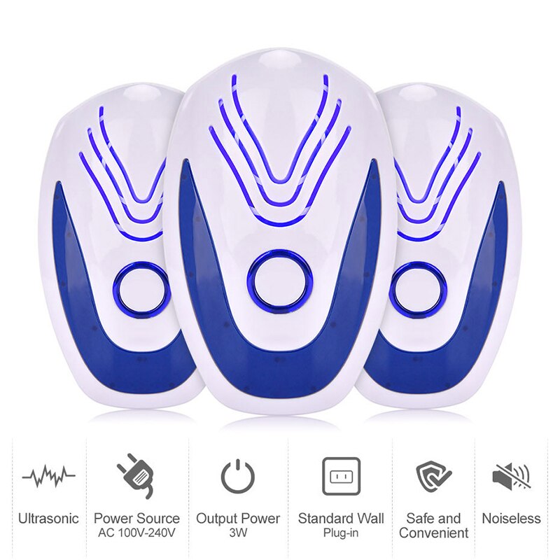 2/4/6 Uds repelente ultrasónico para ratones elect... – Vicedeal
