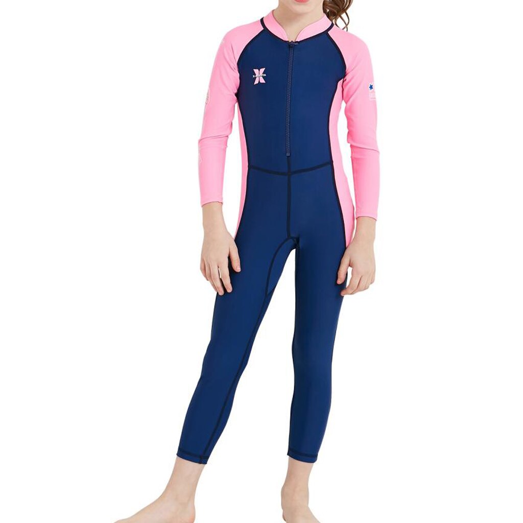 Footful Kids Girls Long Sleeve Wetsuit Beach Surfi... – Grandado